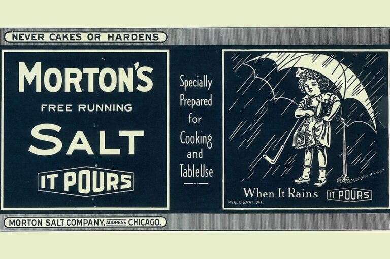 Iconic Ads: Morton Salt - When It Rains, It Pours Point of View